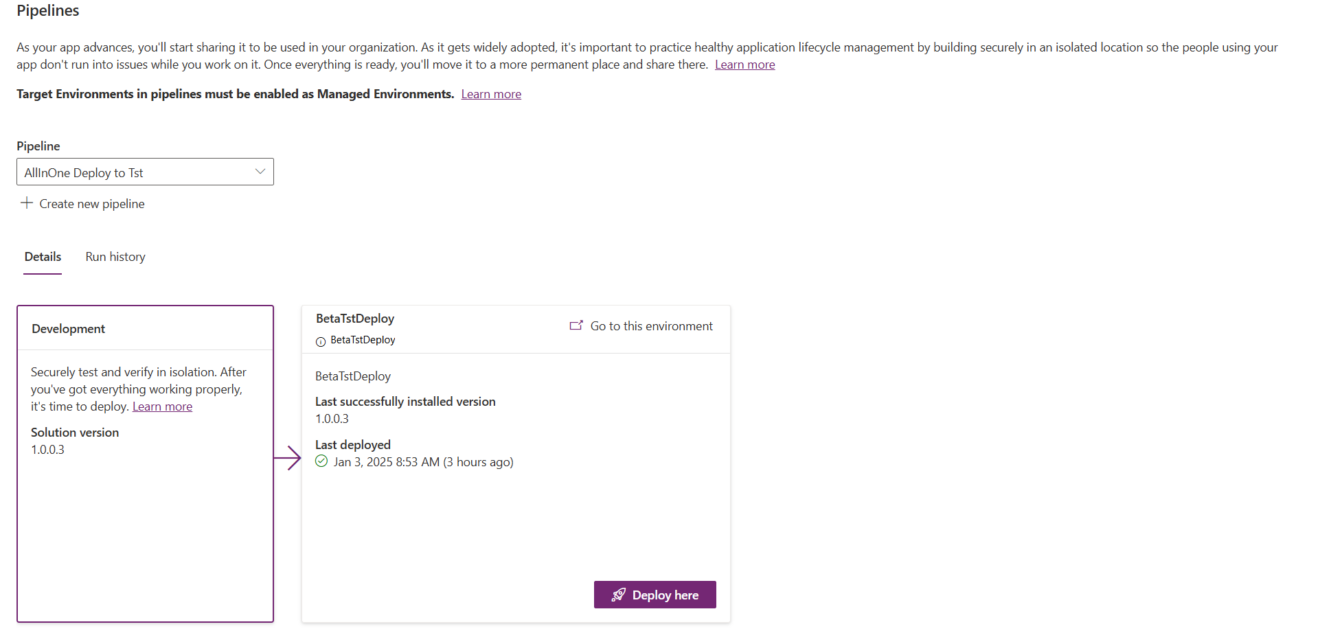 Using Pipelines in PowerApps – BetaRover Inc
