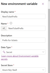 Adding Azure Key Vault Environment Variables to your Solution ...