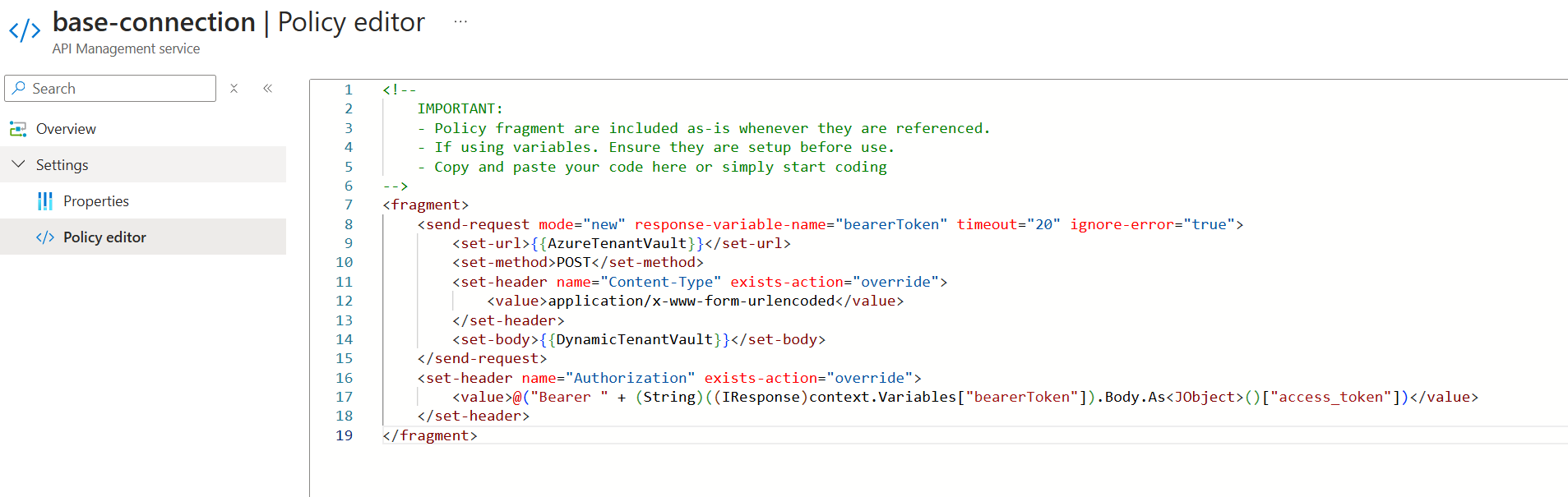 Using Policy Fragments in Azure APIM – BetaRover Inc
