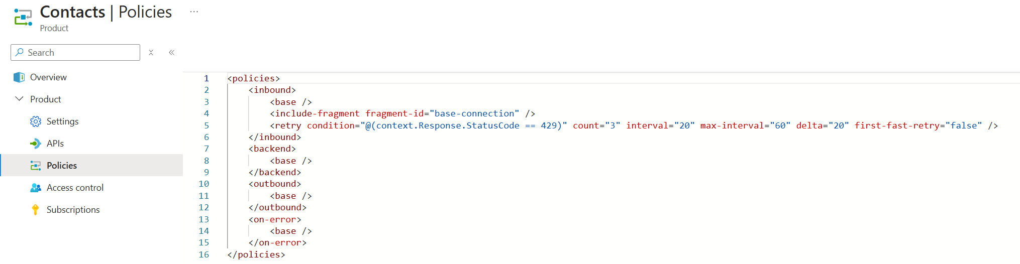 Using Policy Fragments in Azure APIM – BetaRover Inc