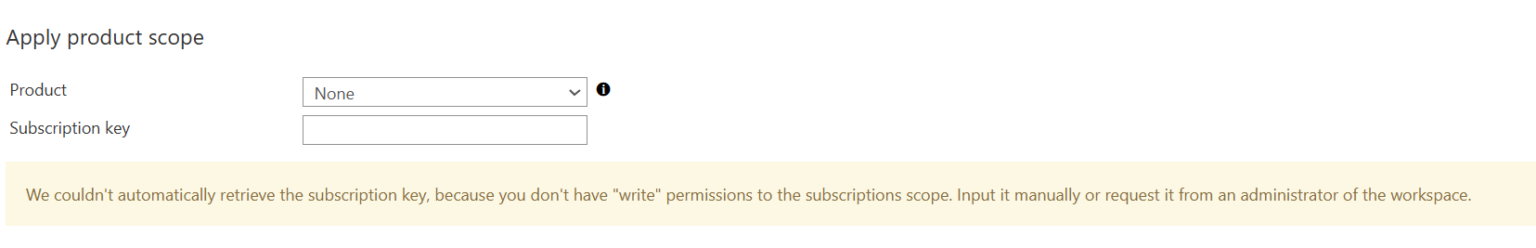 Azure APIM Could not Retrieve the Subscription Key – BetaRover Inc