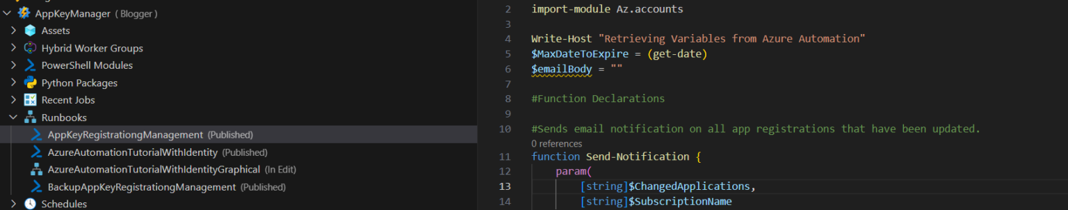 Using Azure Automation with VS Code – BetaRover Inc