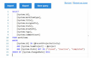 Connecting to Azure DevOps using the Wiql API – BetaRover Inc