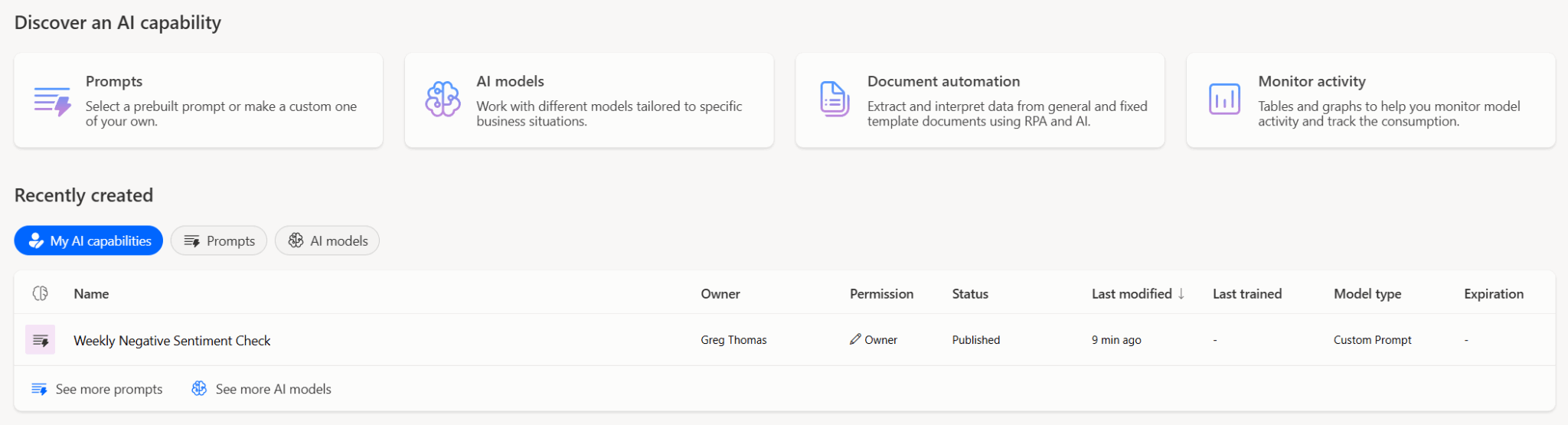 Power Automate AI Hub and Prompts – BetaRover Inc